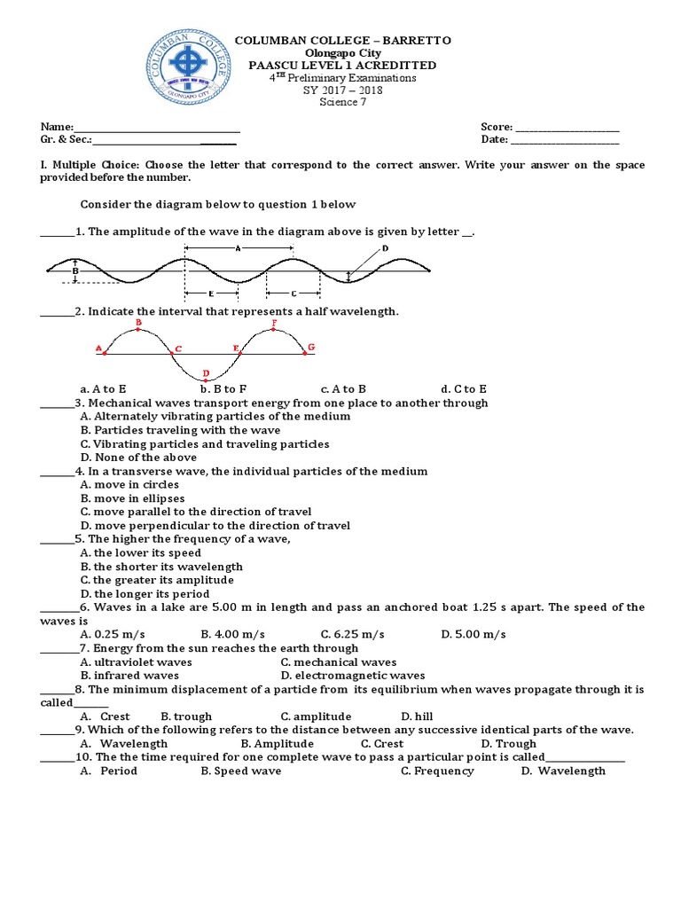 Columban College - Barretto Olongapo City Paascu Level 1 Acreditted ...