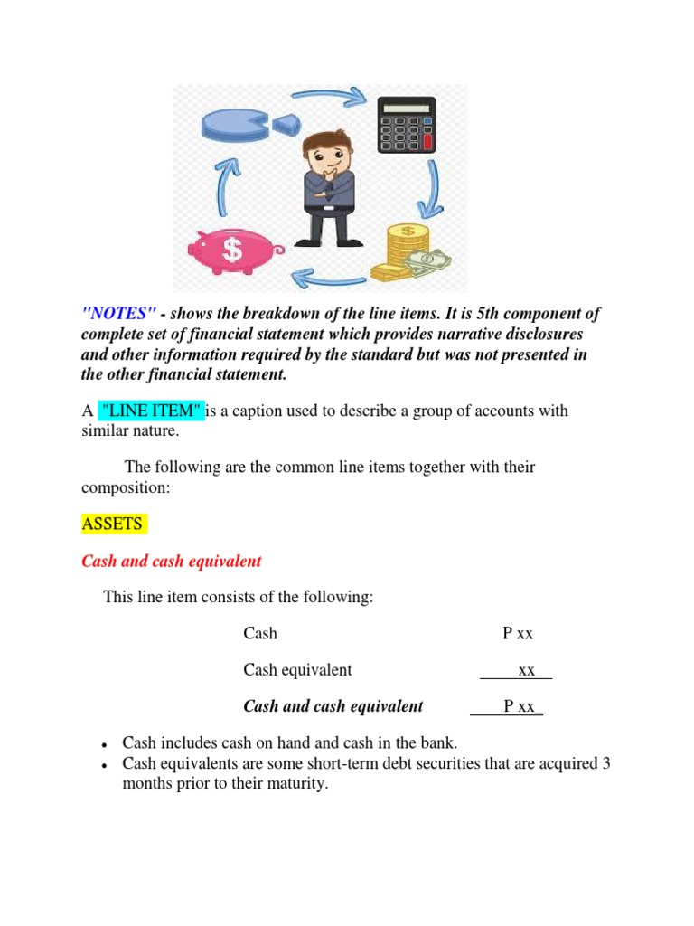 An Analysis of Common Line Items in the Notes to the Financial ...