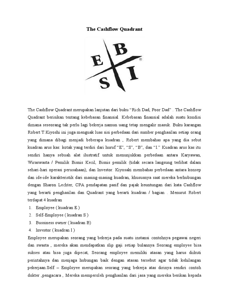 The Cashflow Quadrant | PDF