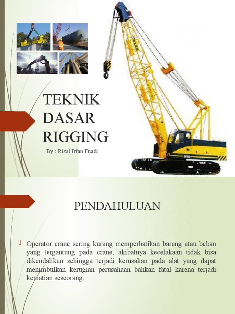 4.b. Teknik Dasar Rigging | PDF | Teknologi & Rekayasa