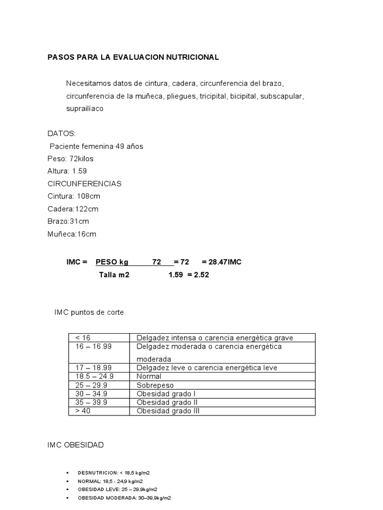 Final | PDF | Obesidad | Índice de masa corporal