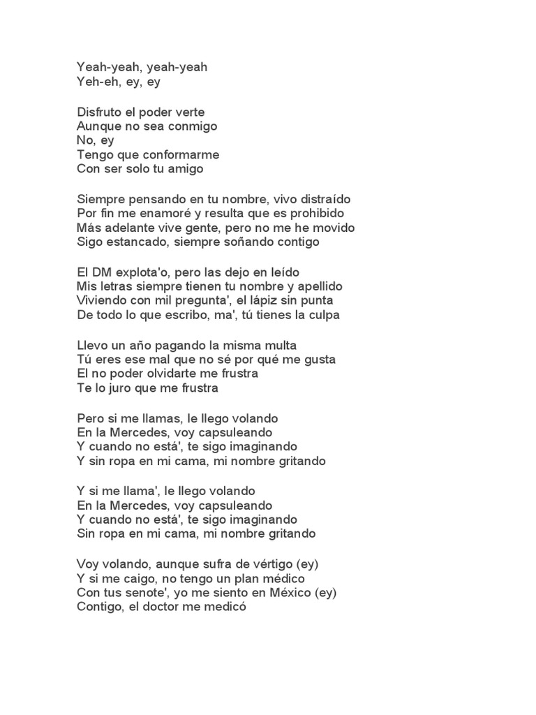 Letra 1 | PDF