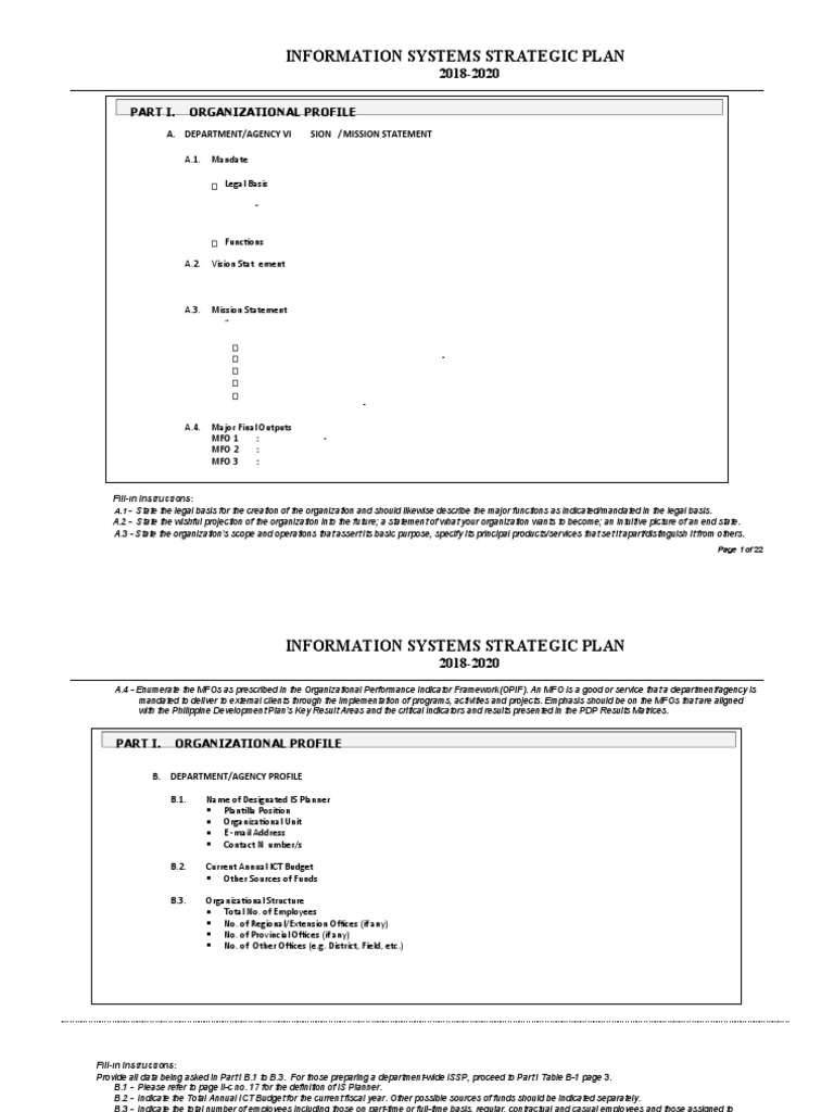 Information Systems Strategic Plan 2018-2020 | PDF | Databases ...