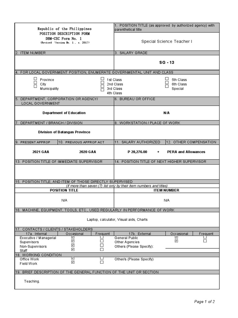 PDF Spec Science Teacher Dost Scholar 2021 | PDF | Competence (Human ...