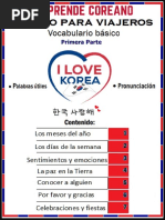 Colores en Coreano Korean Colors | PDF