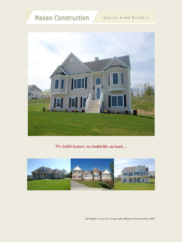 Makan Construction (Makan Land Development LLC), New York | PDF ...