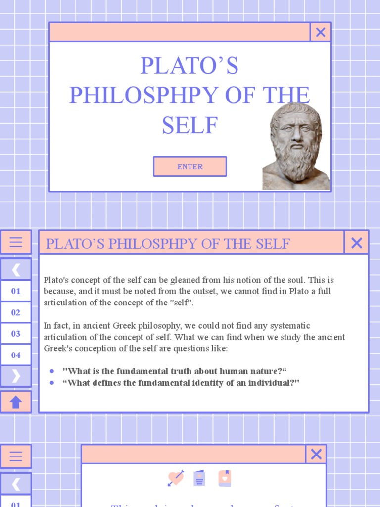 Plato'S Philosphpy of The Self: Enter | PDF | Soul | Self