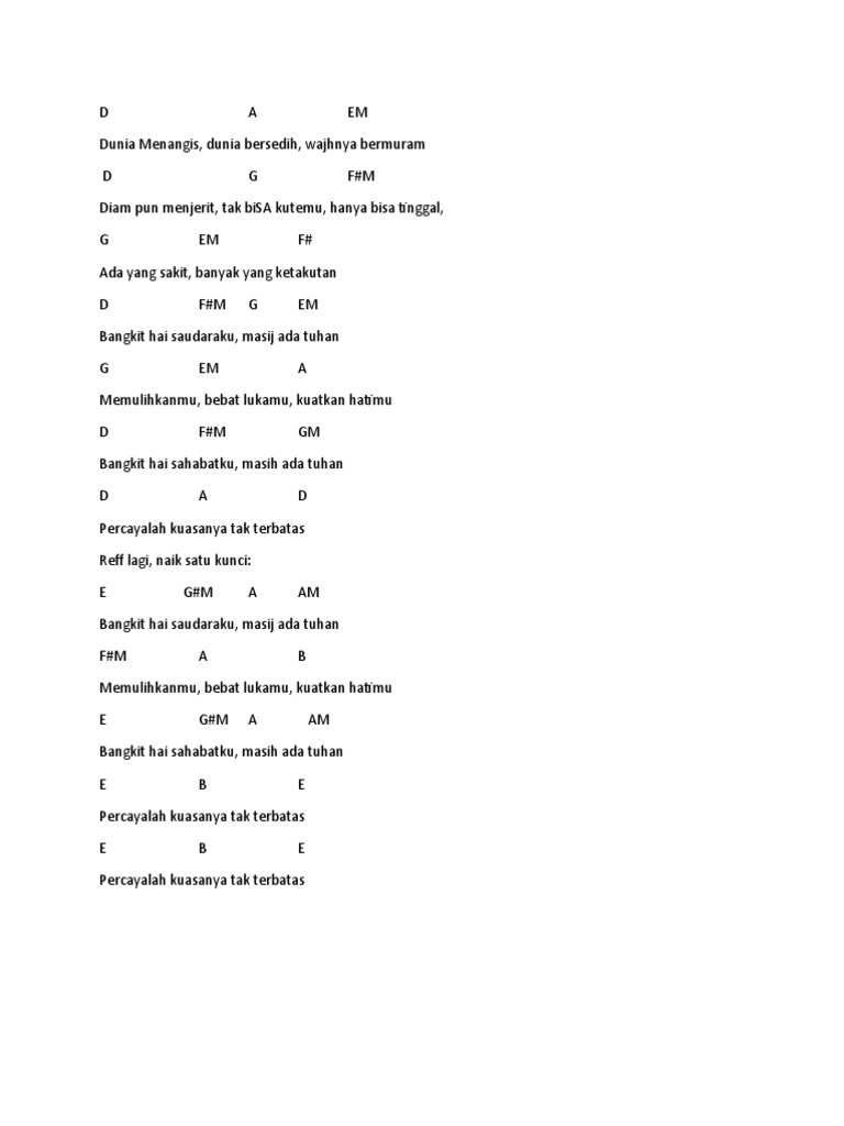 Kunci Lagu Gitar | PDF