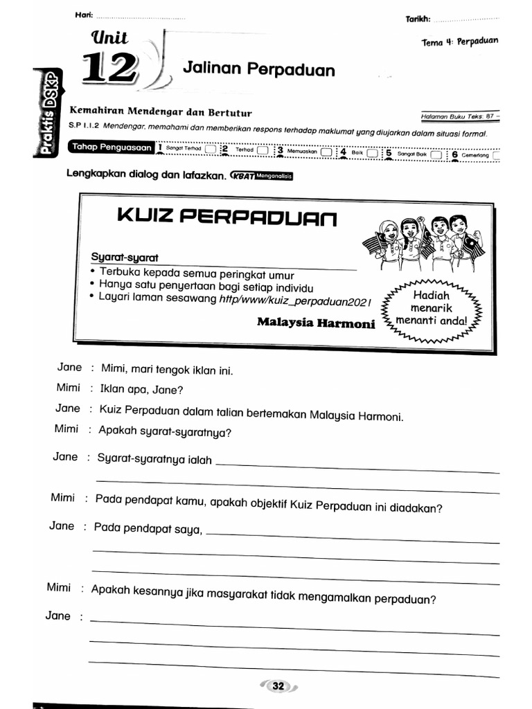 Kuiz Perpaduan T5 | PDF