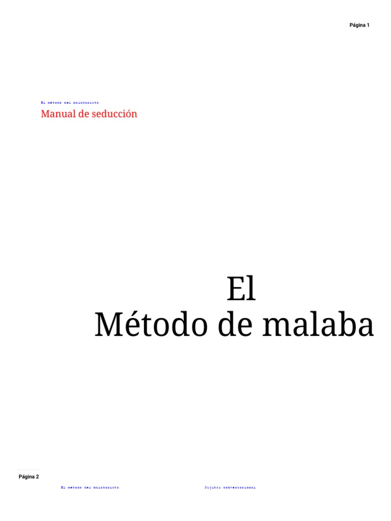 Seduction Manual | PDF | Amor