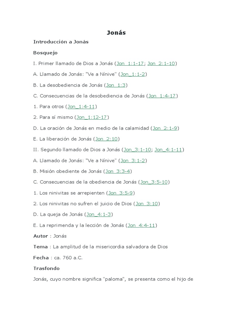 Jonas | PDF | Jonás