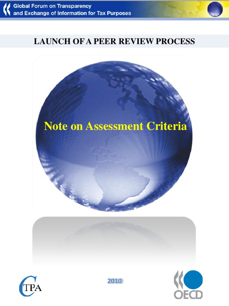 Note On Assessment Criteria | PDF | Evaluation | Information