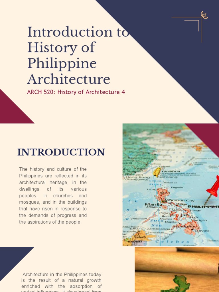 (PPT) L1 - Intro To History of PH Archi | PDF