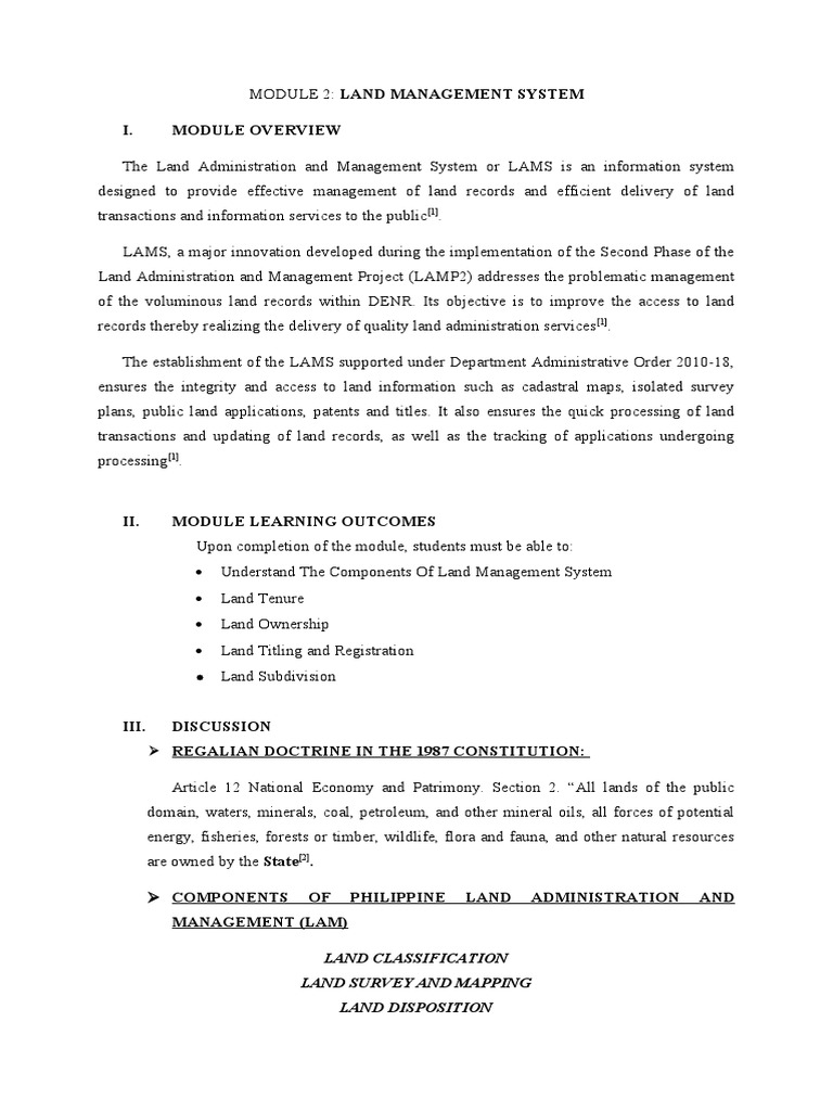 Module 2 (Land Management System) | PDF | Land Lot | Title (Property)