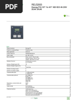 Easergy P5F30 Relay Specifications | PDF | Electromagnetic ...