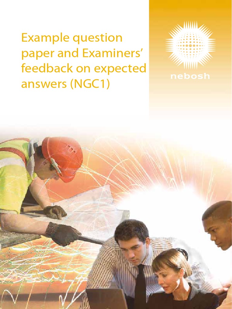 Example Question Paper and Examiners' Feedback On Expected Answers ...