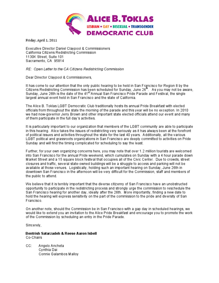 Alice CA-CRC Pride Letter | Lgbt | LGBTQ Rights | Free 30-day Trial ...