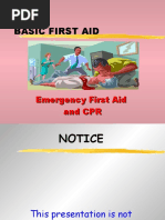 Basic PPT For First Aid Training | PDF | First Aid | Health Care