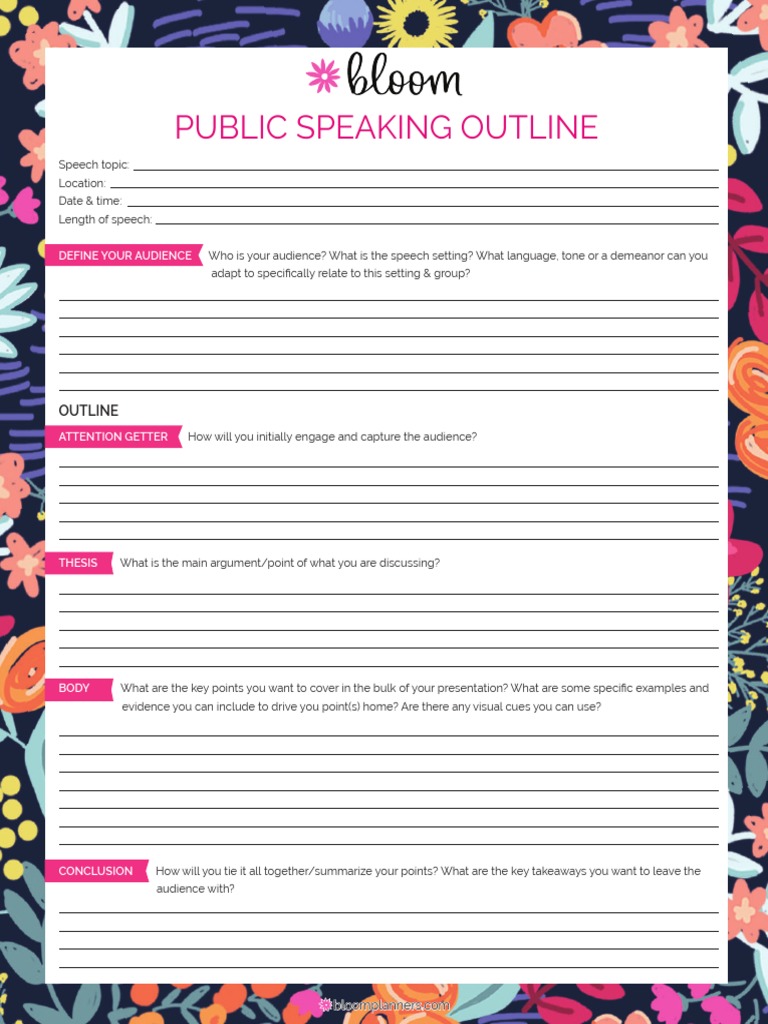 Public Speaking Checklist | PDF
