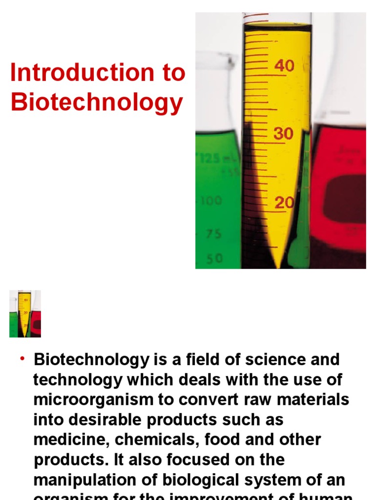 Week 1 Intro Of Biotechnology Pdf Biotechnology Biopharmaceutical