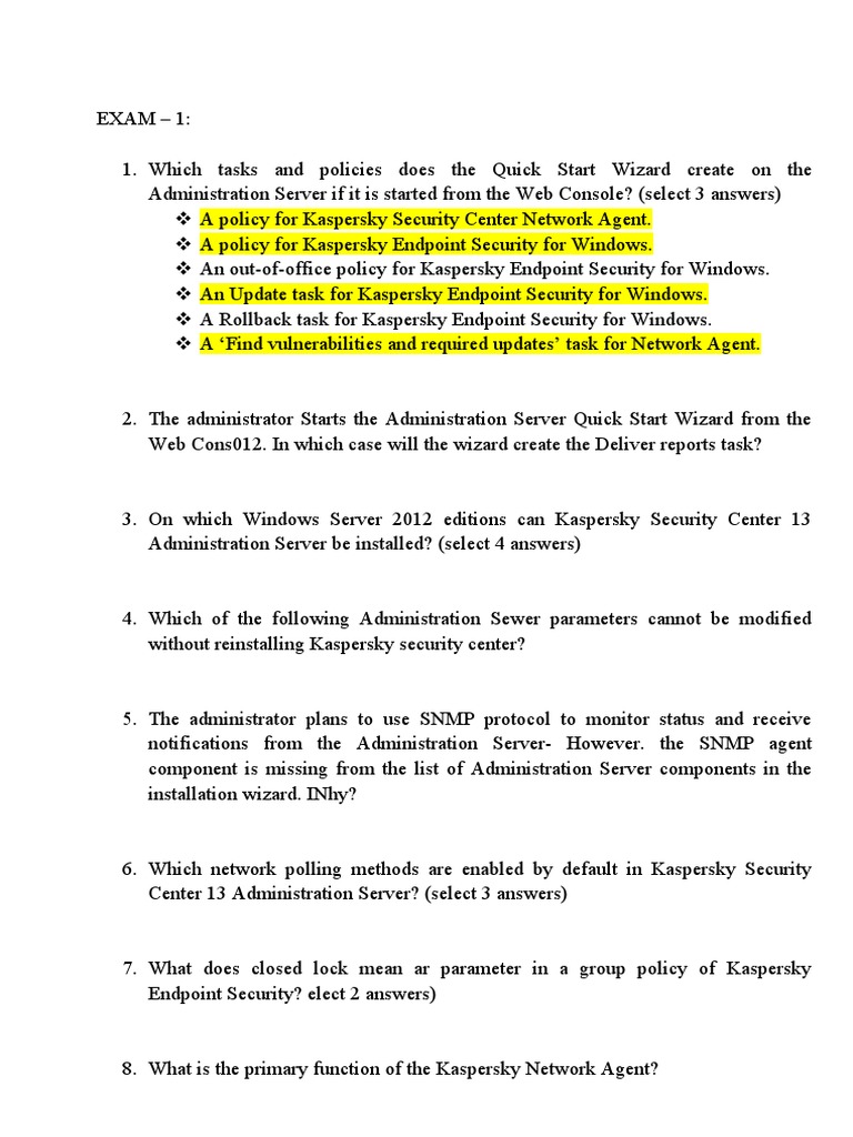 What is the primary function of the Kaspersky Network Agent? – Fabalabse