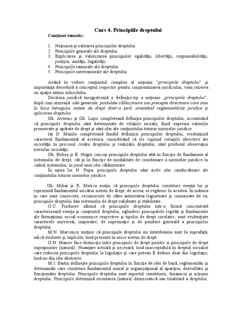 Principii 1 | PDF