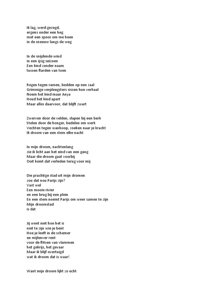 In Mijn Droom Anastasia | PDF