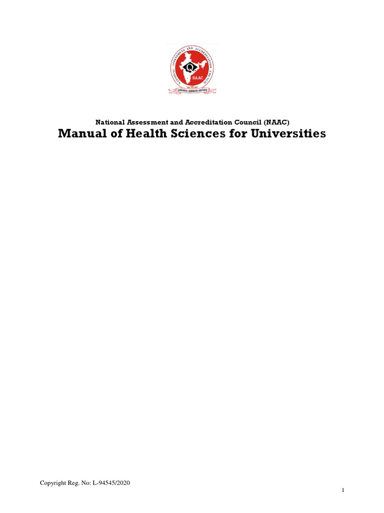 Health Science University Manual 18 Dec 2020 | PDF | Curriculum | Learning