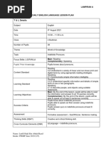 Lesson Plan Football | PDF | Reading Comprehension | Question