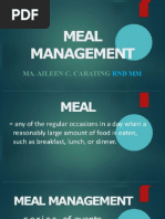 Meal Management Module Version 2 | PDF | Menu | Meal