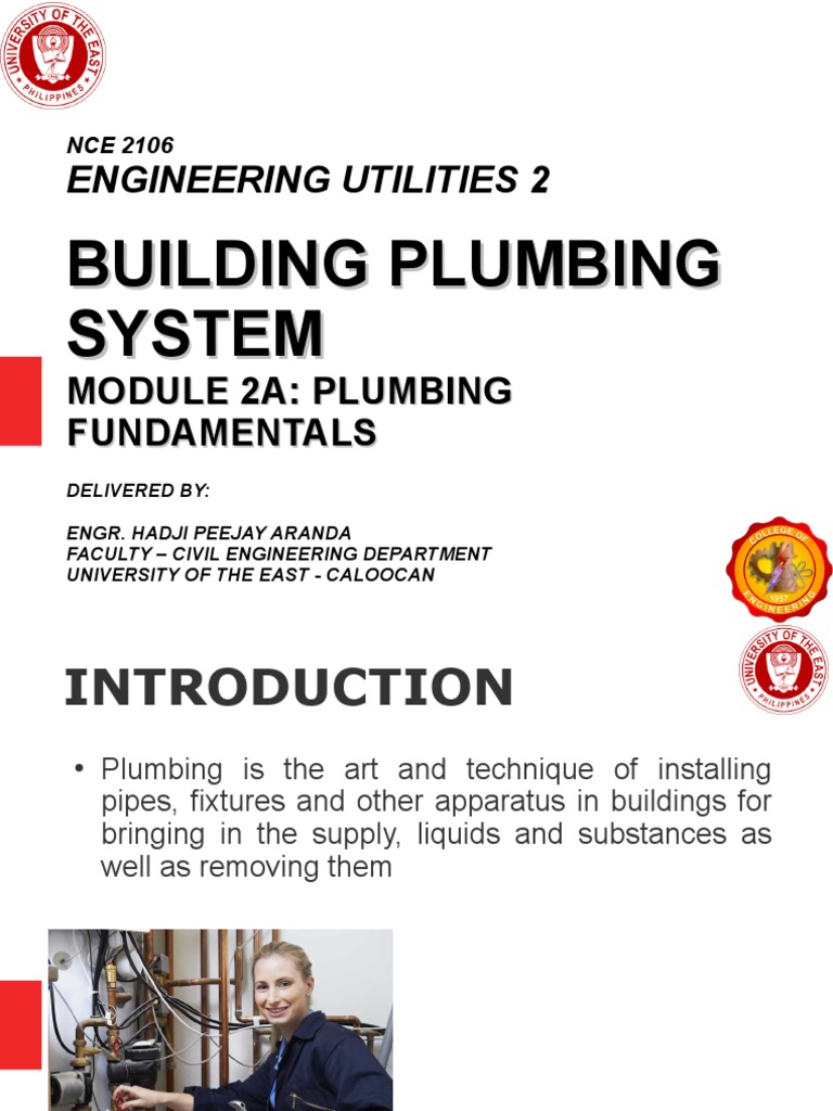 Engineering Utilities 2: Building Plumbing System | PDF | Plumbing | Pipe (Fluid Conveyance)