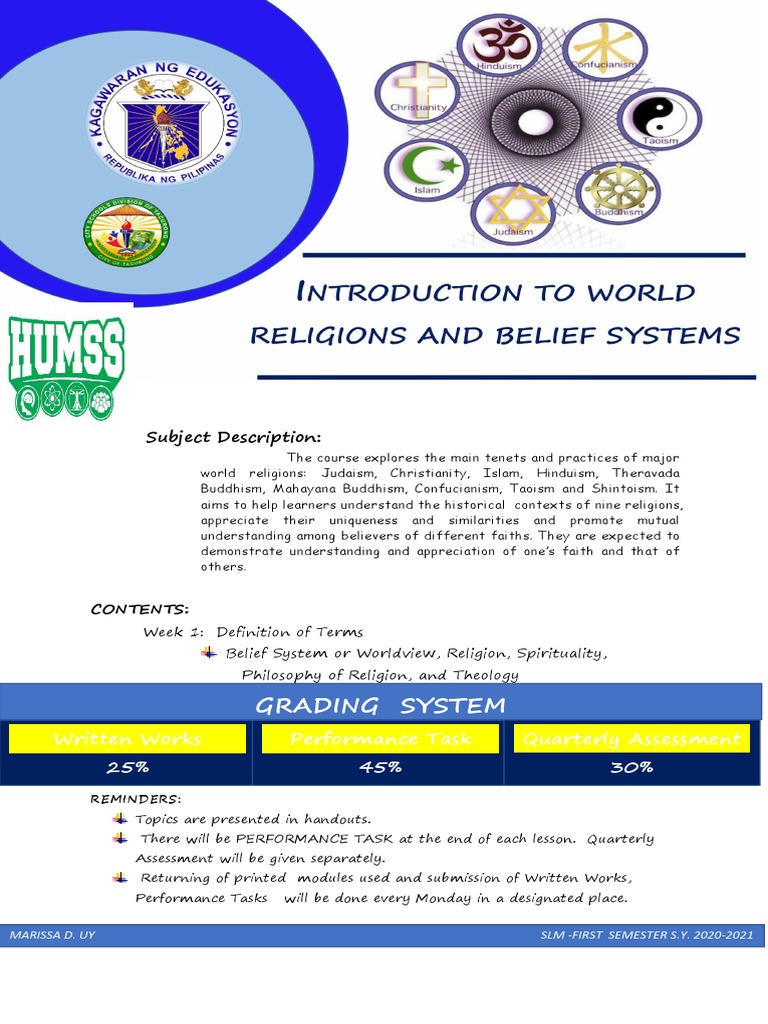 Week 1 Cover Page Humss Wrbs | PDF