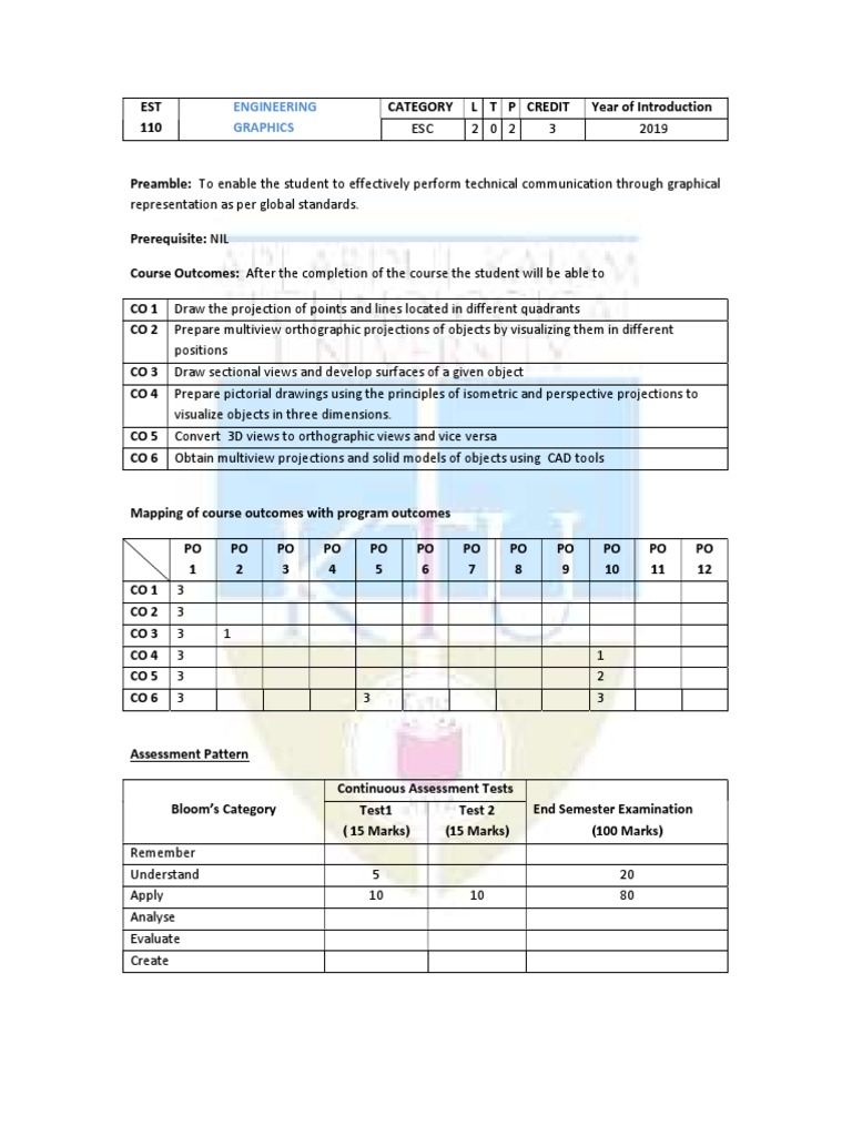 Engg Graphics | PDF | Technical Drawing | Computer Aided Design