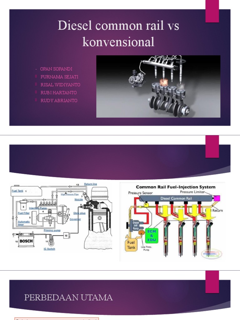 Diesel Commonrail Vs Konvensional | PDF