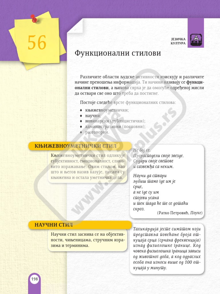 Funkcionalni Stilovi Primeri | PDF