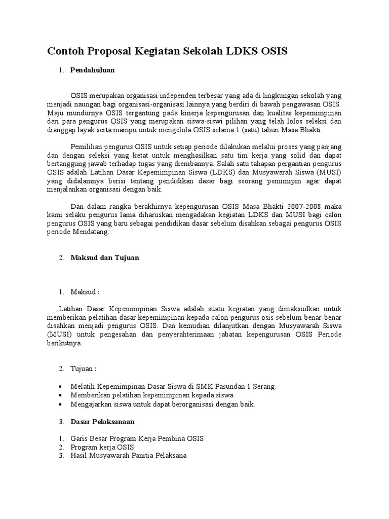 Proposal LDK 3 | PDF