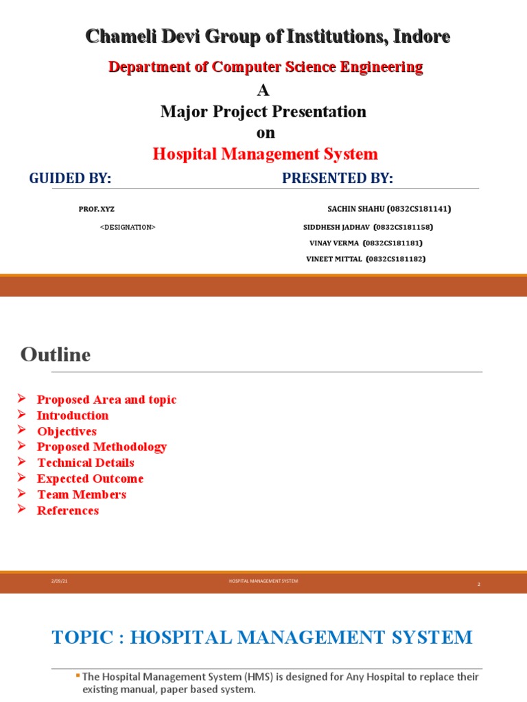 Chameli Devi Group of Institutions, Indore | PDF | Hospital | Patient