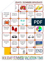 Summer Speaking Cards | PDF