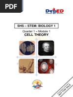 General Biology 1: Quarter 1 - Module 1: Title: Cell Theory | PDF ...