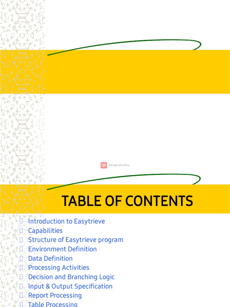 Overview of Easytrieve Capabilities | PDF | Parameter (Computer ...