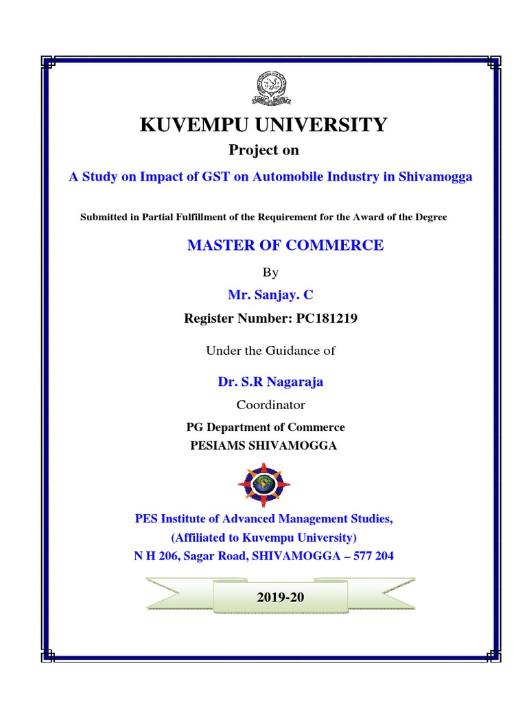 Sanjay C - PC181219 | PDF | Taxes | Value Added Tax