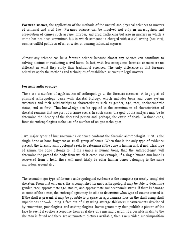 Forensic Science | PDF | Forensic Science | Absorption Spectroscopy