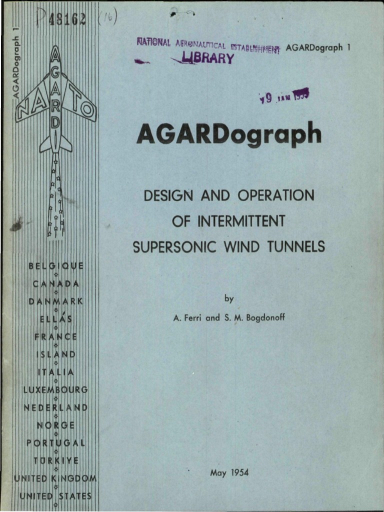 Agard Ag 1 | PDF | Mach Number | Aerodynamics