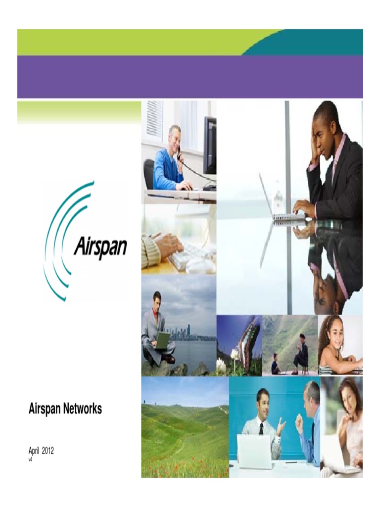 Airspan Presentation Winncom 0412 | PDF | 4 G | Wi Max