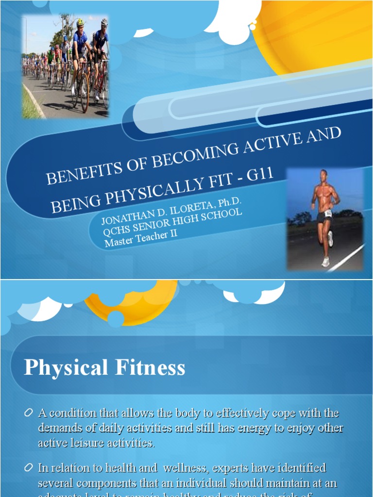 Lesson 2 Benefits of Active and Being Physically Fit | PDF | Physical ...