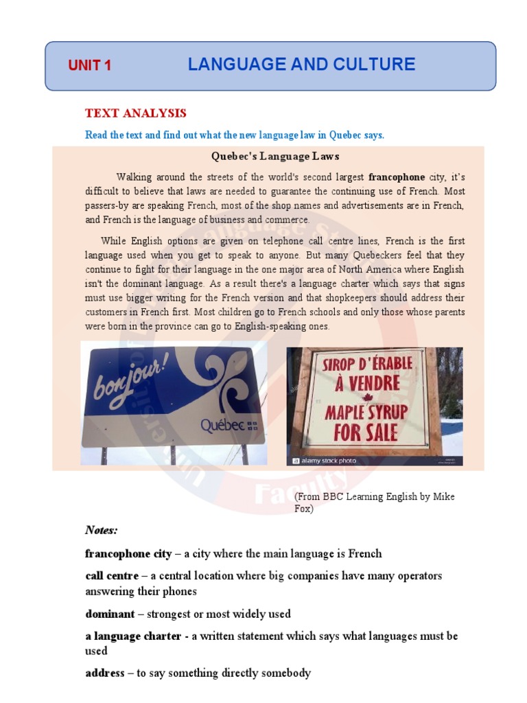 Analyzing Quebec's Language Laws: A Look at the Provisions and ...