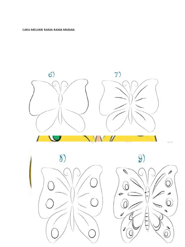 Cara Mudah Melukis Rama-Rama | PDF