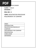PACRA Company Incorporation Checklist | PDF