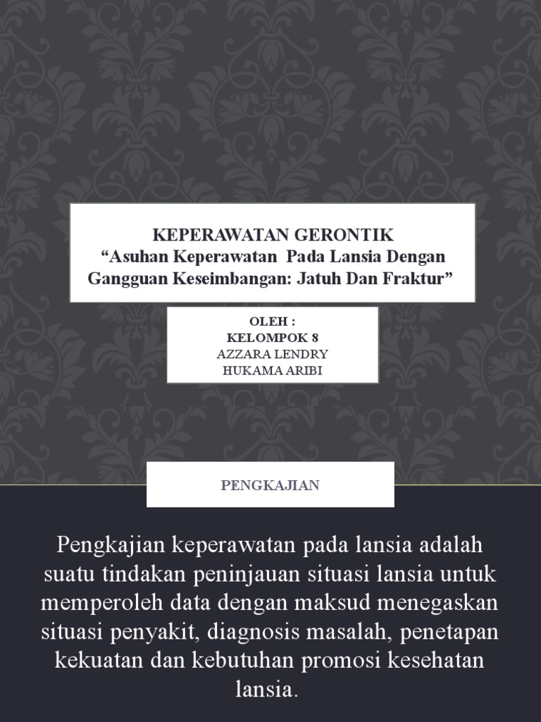 Gerontik | PDF | Pengembangan Diri | Kesehatan Holistik