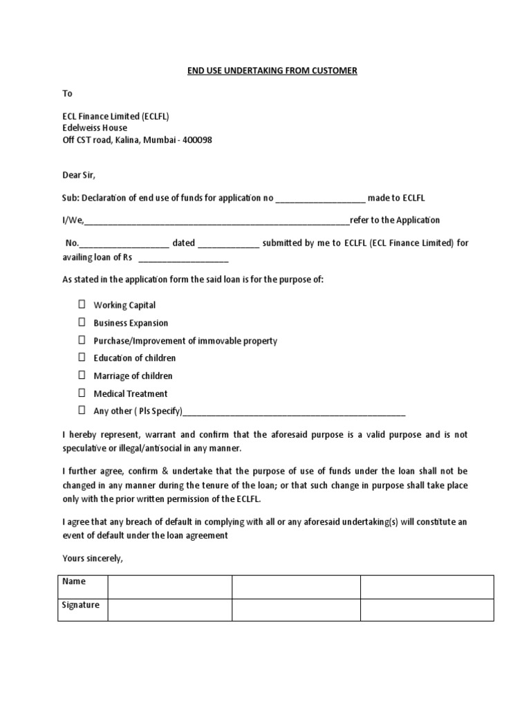 End Use Letter-New Address (2) 1 | PDF